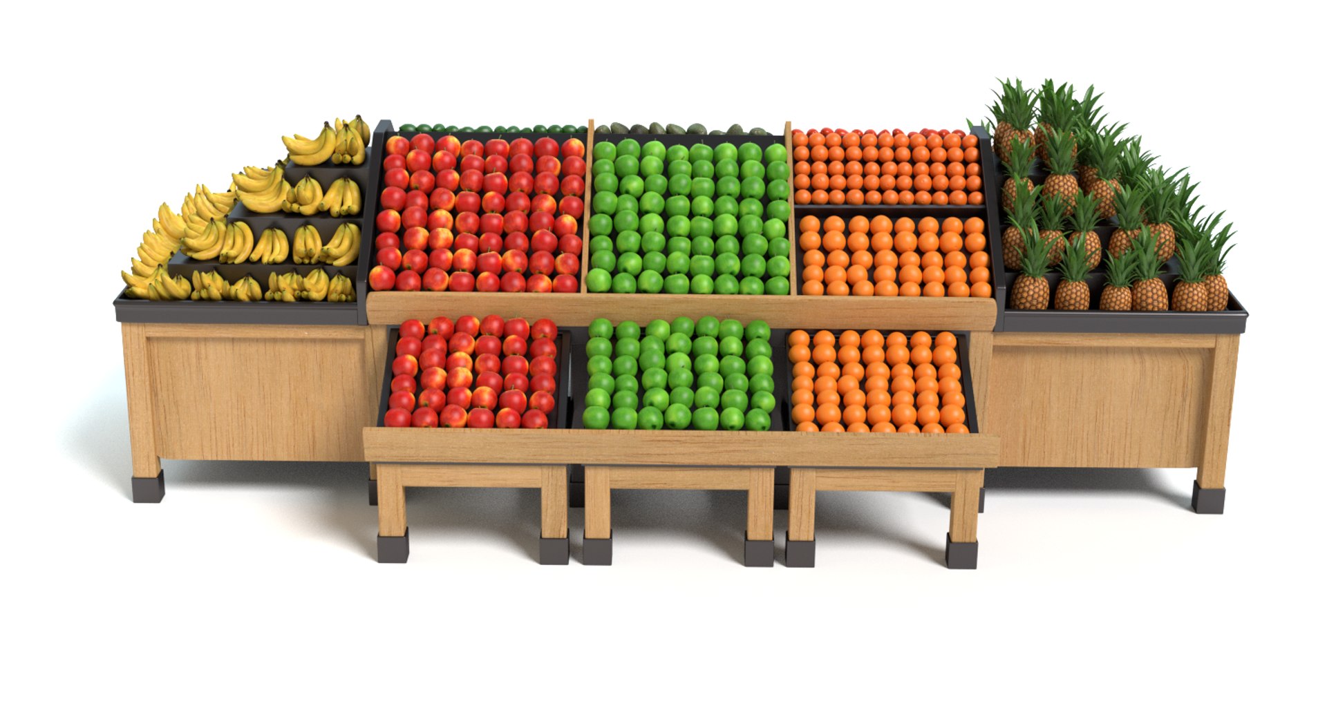 3d Model Produce Display