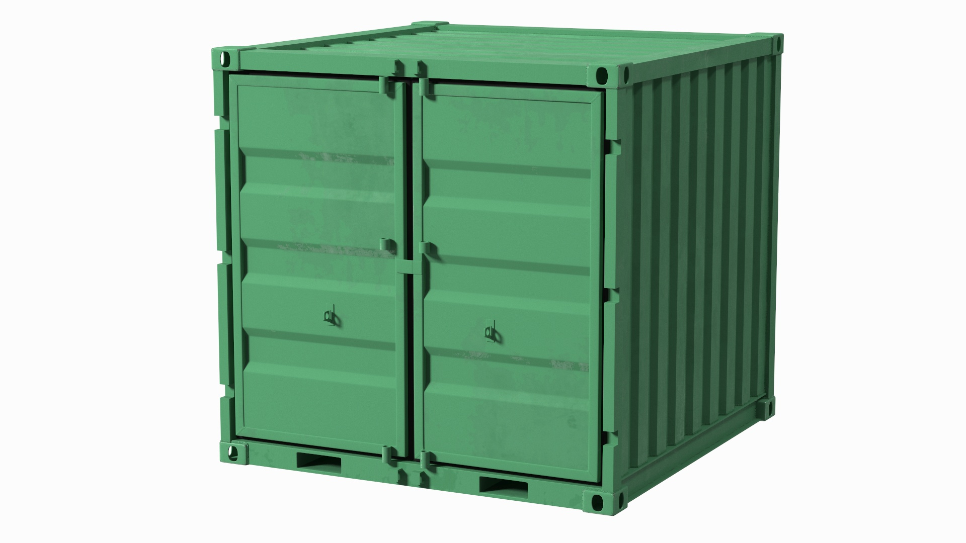 3D Shipping Container 8ft Model - TurboSquid 2146919