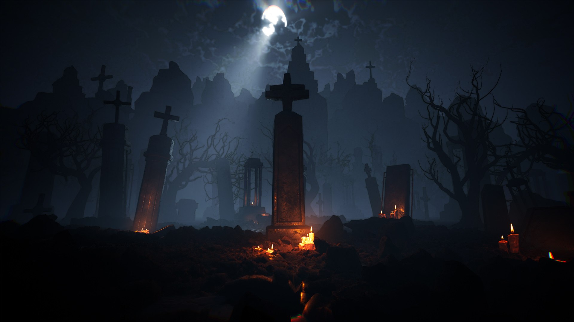 3D Cursed Graveyard 24 Assets Model - TurboSquid 2197049
