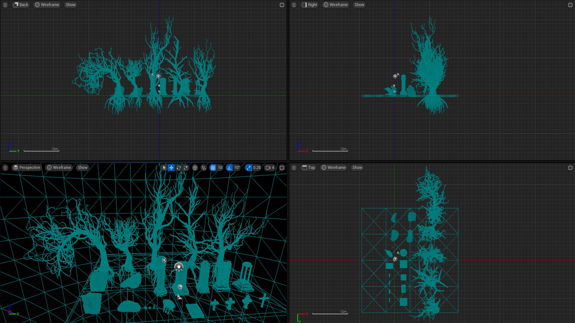 3D Cursed Graveyard 24 Assets Model - TurboSquid 2197049