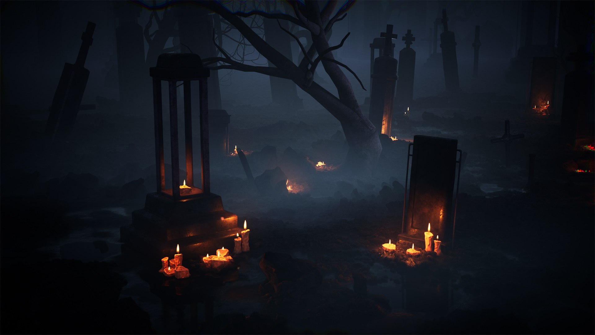 3D Cursed Graveyard 24 Assets Model - TurboSquid 2197049