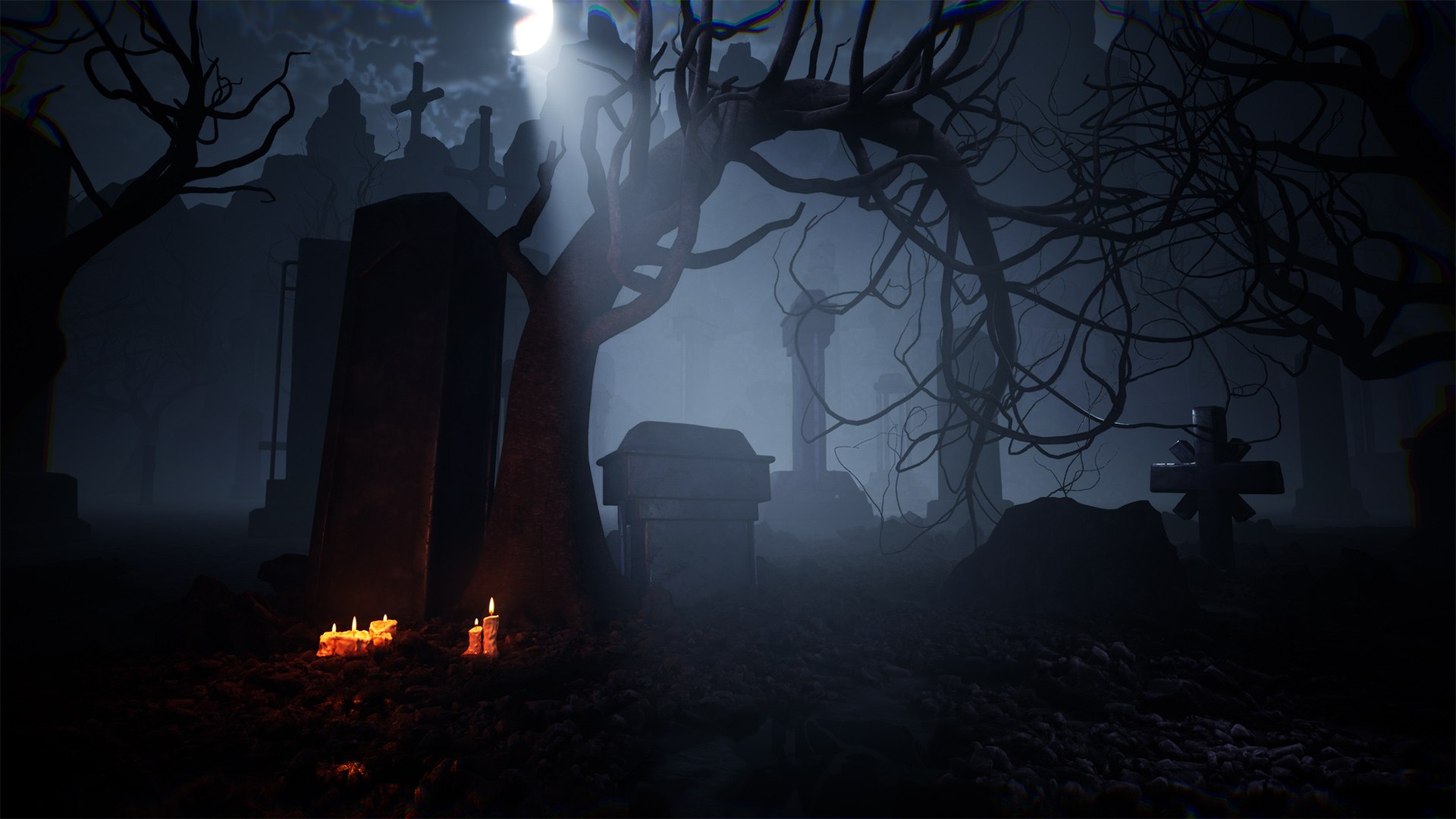 3D Cursed Graveyard 24 Assets Model - TurboSquid 2197049