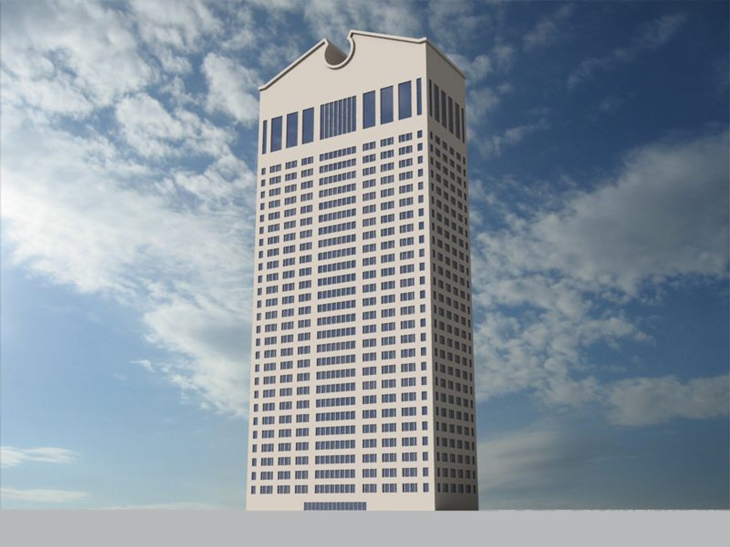 sony building known t 3d model