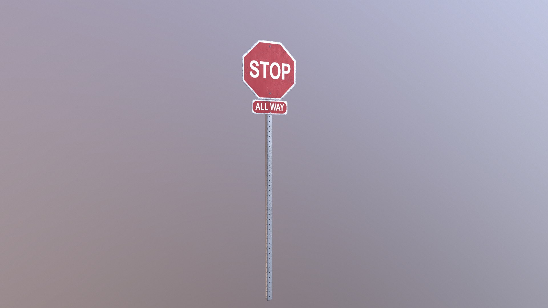Stop Sign 3D - TurboSquid 2003674