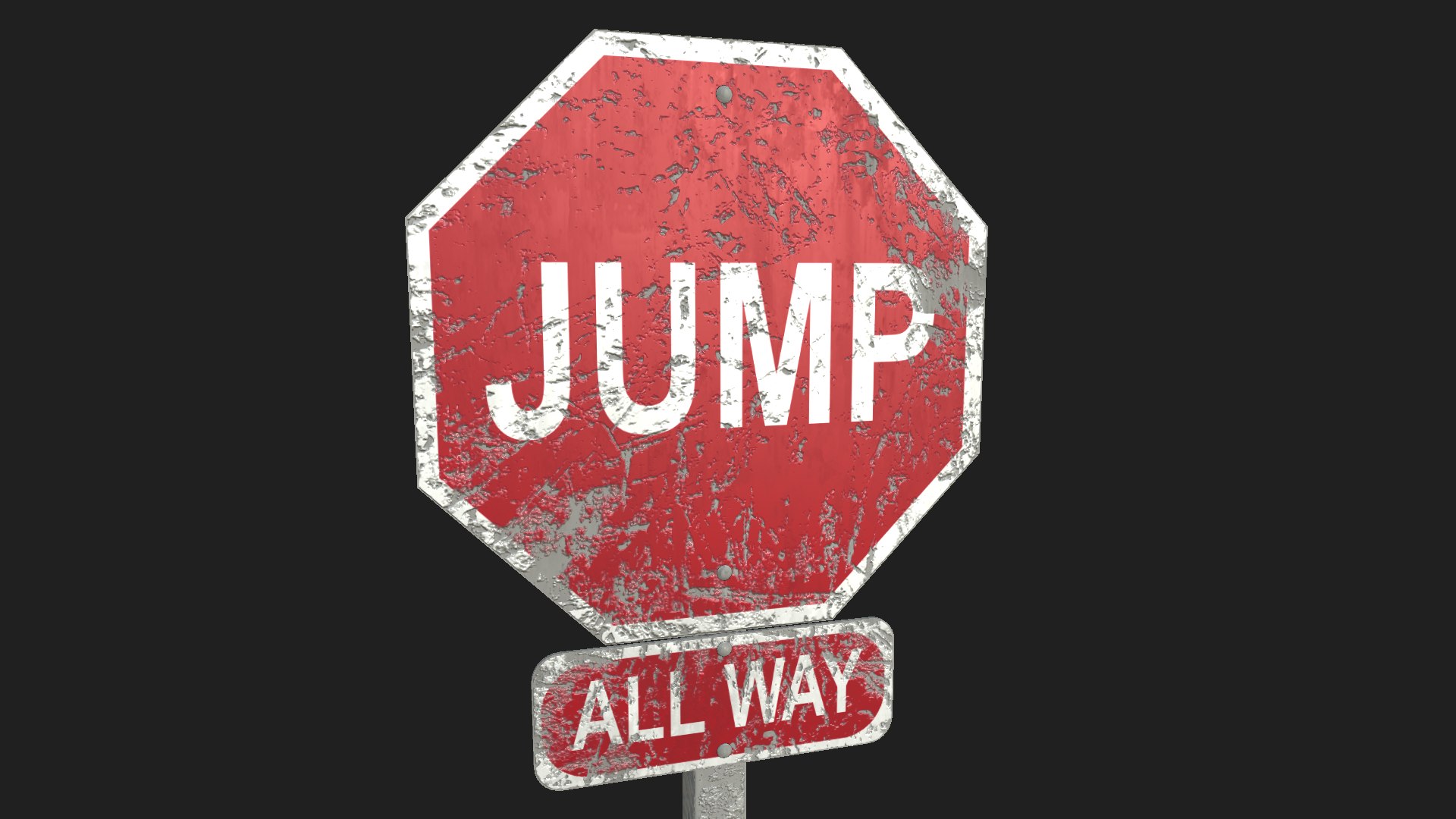 Stop Sign 3D - TurboSquid 2003674