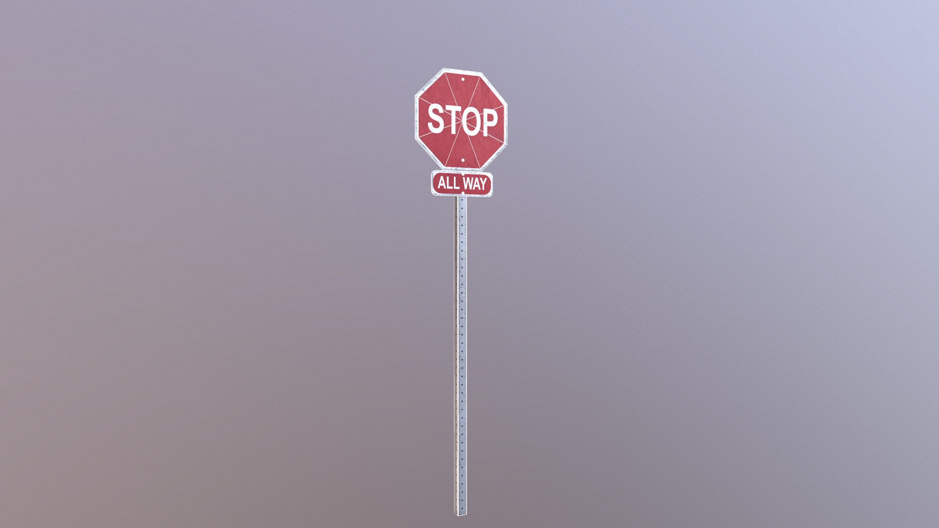 Stop Sign 3D - TurboSquid 2003674