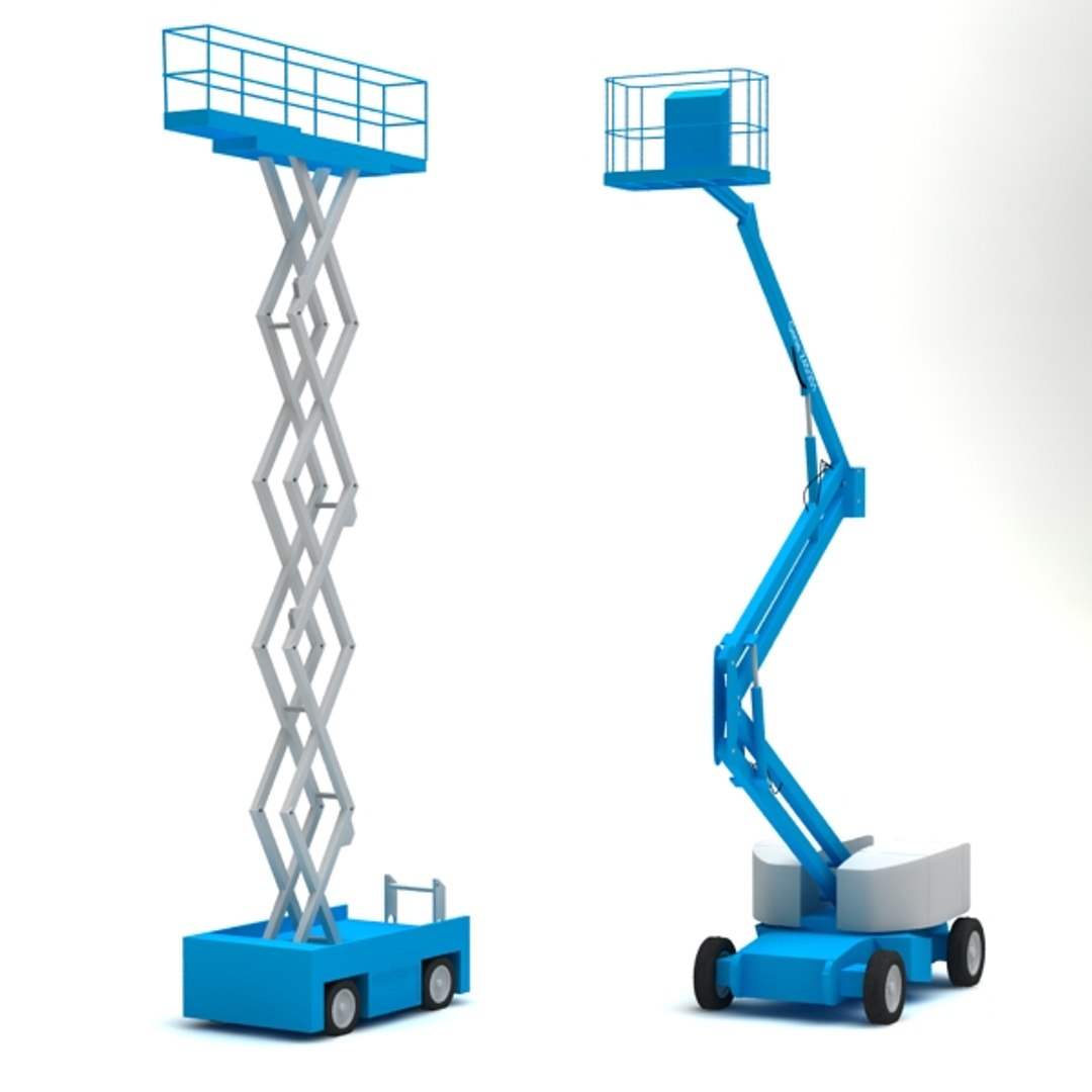3d Scissor Lift Model