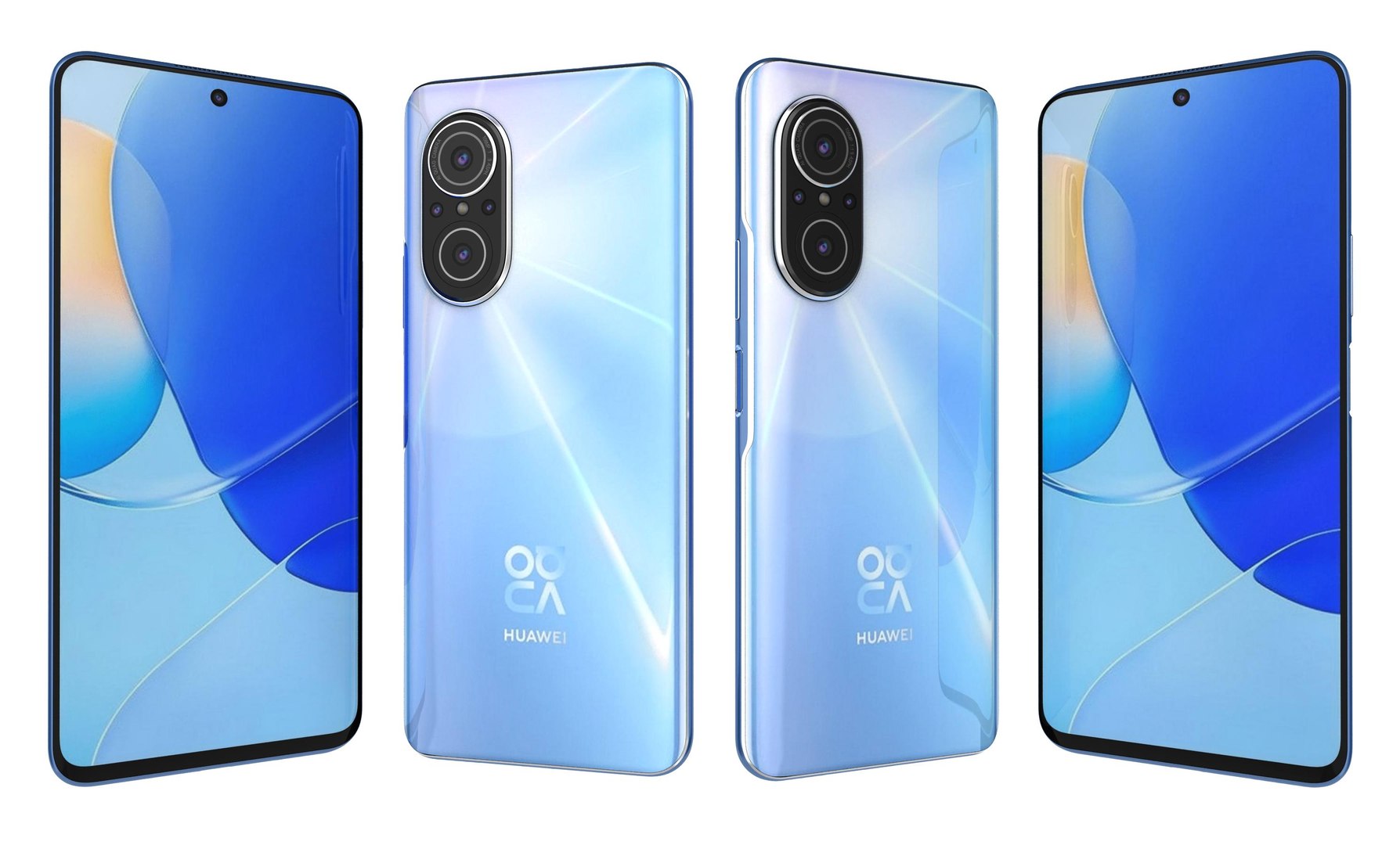 3D Huawei Nova 9 SE All Colors - TurboSquid 1883078