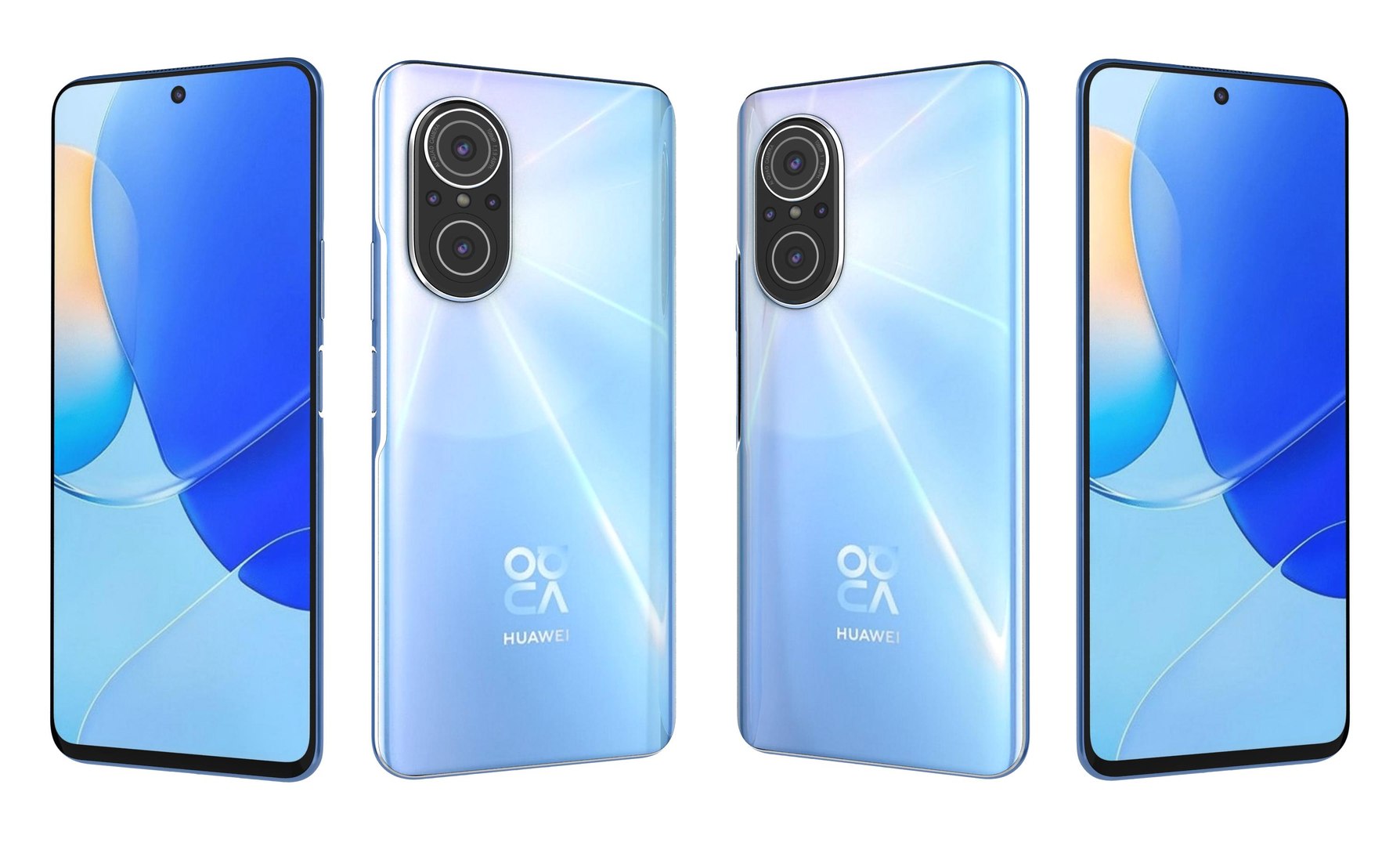3D Huawei Nova 9 SE All Colors - TurboSquid 1883078
