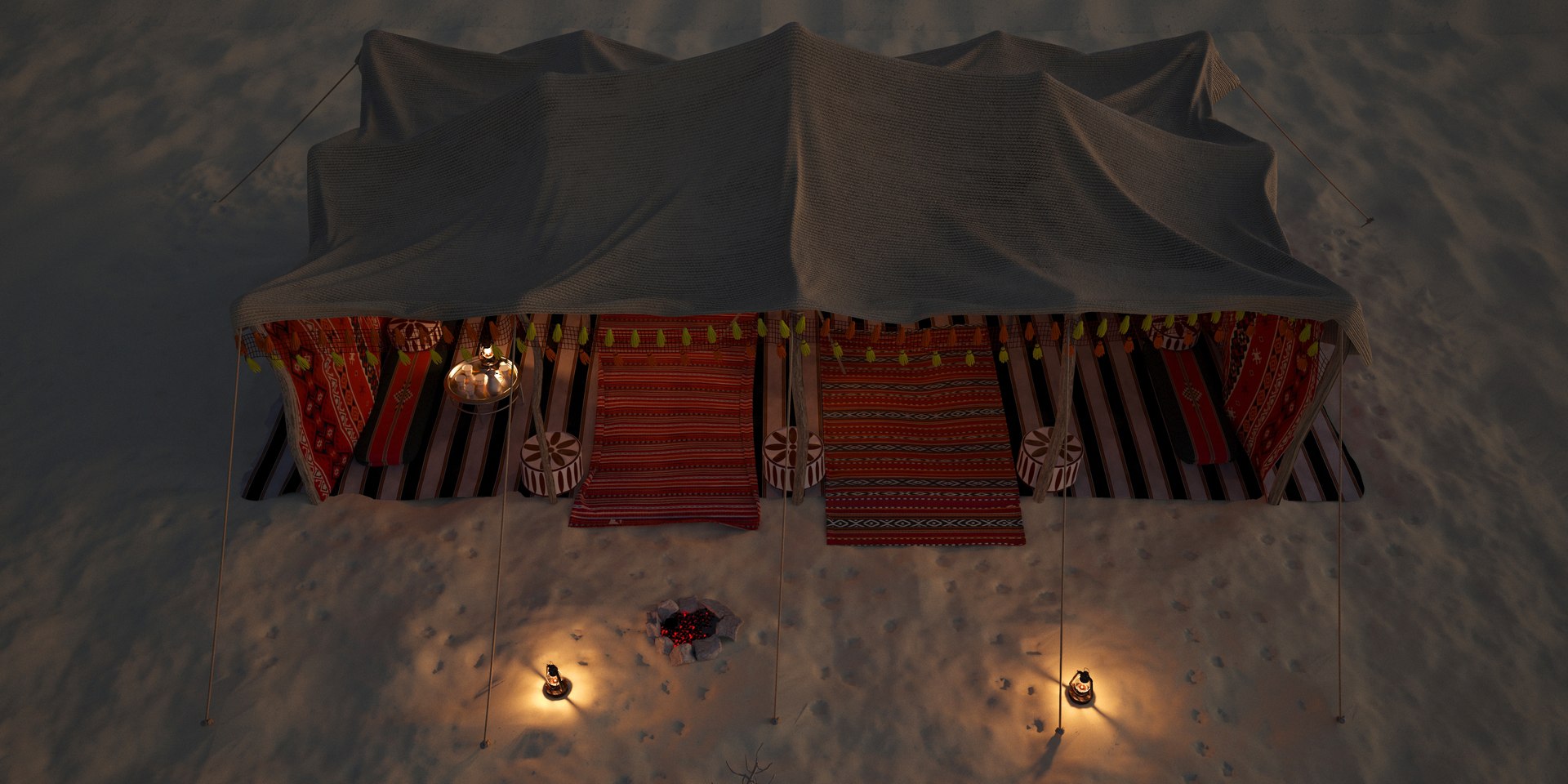 Arabic Tent 3D Model - TurboSquid 1569509