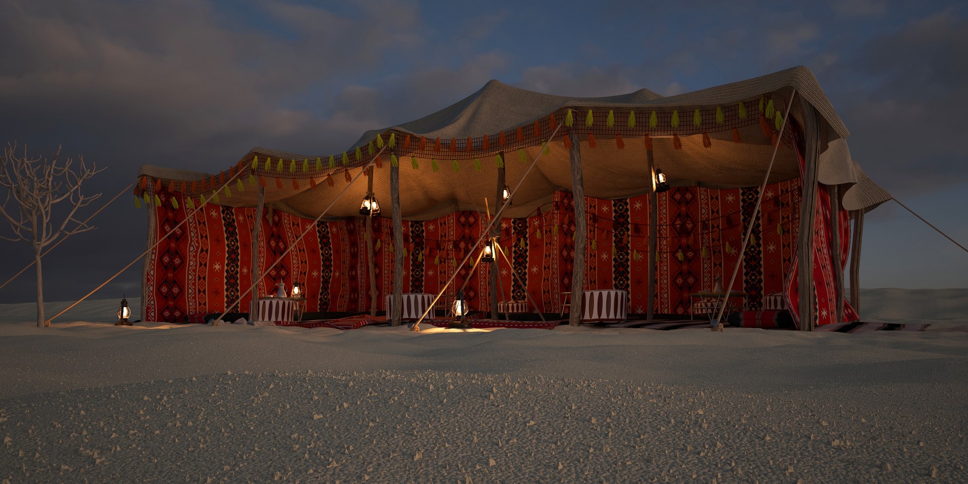 Arabic Tent 3D Model - TurboSquid 1569509