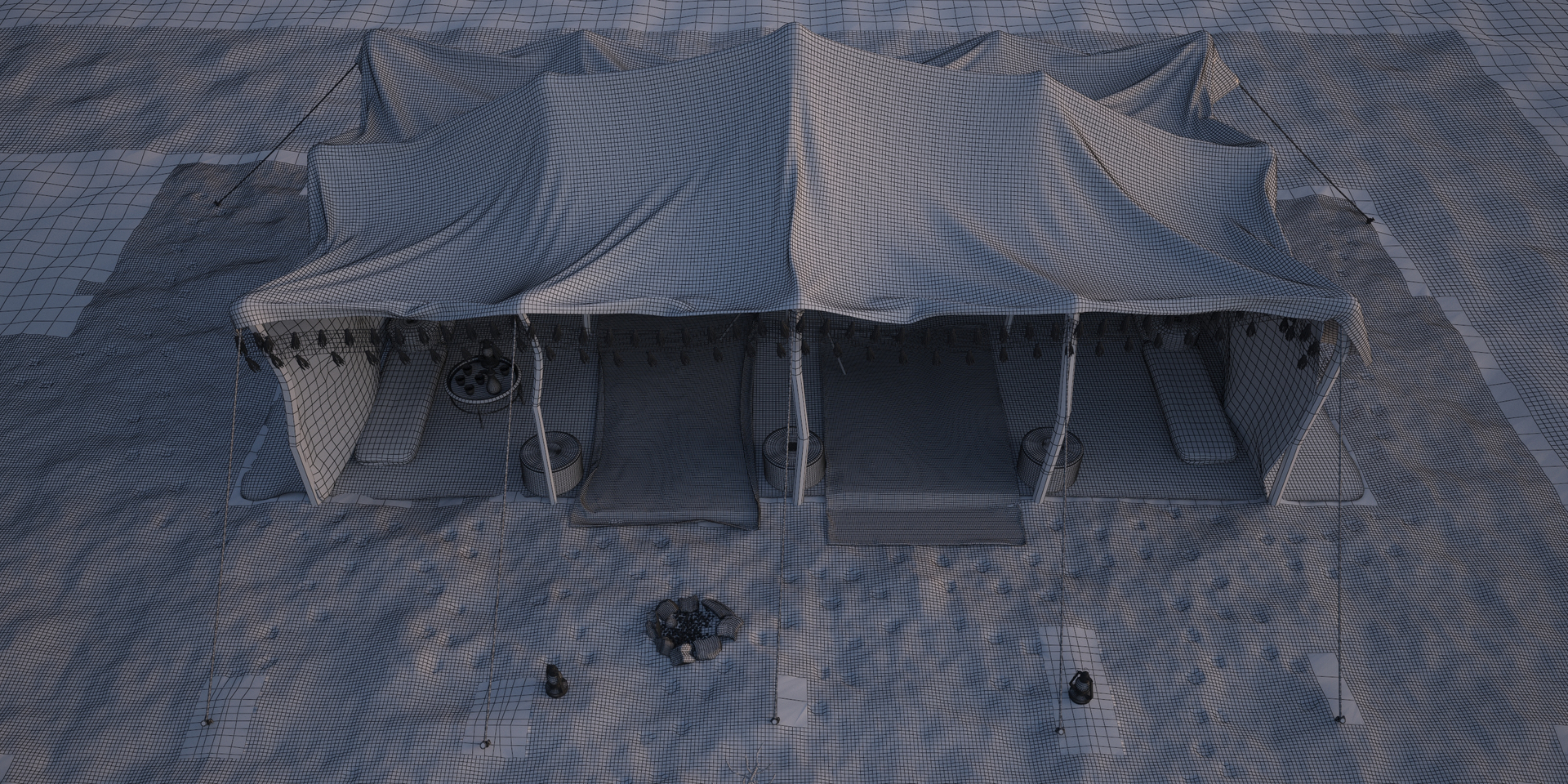 Arabic tent 3D model - TurboSquid 1569509