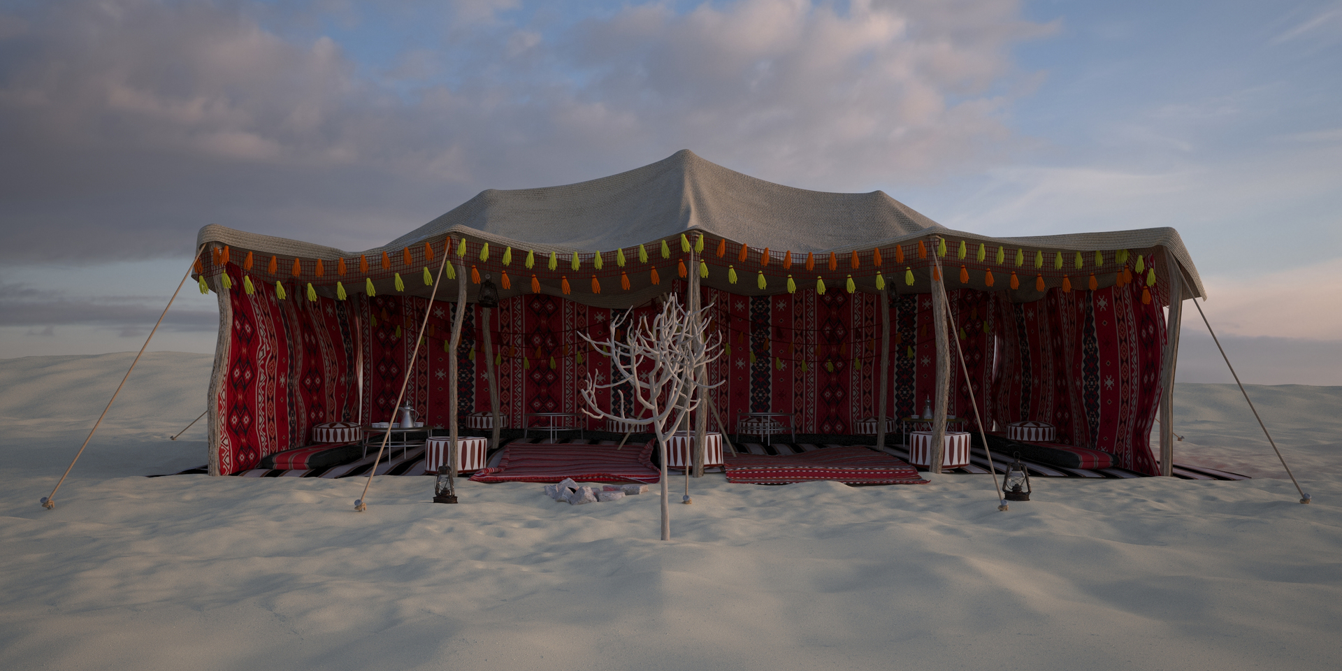Arabic tent 3D model - TurboSquid 1569509