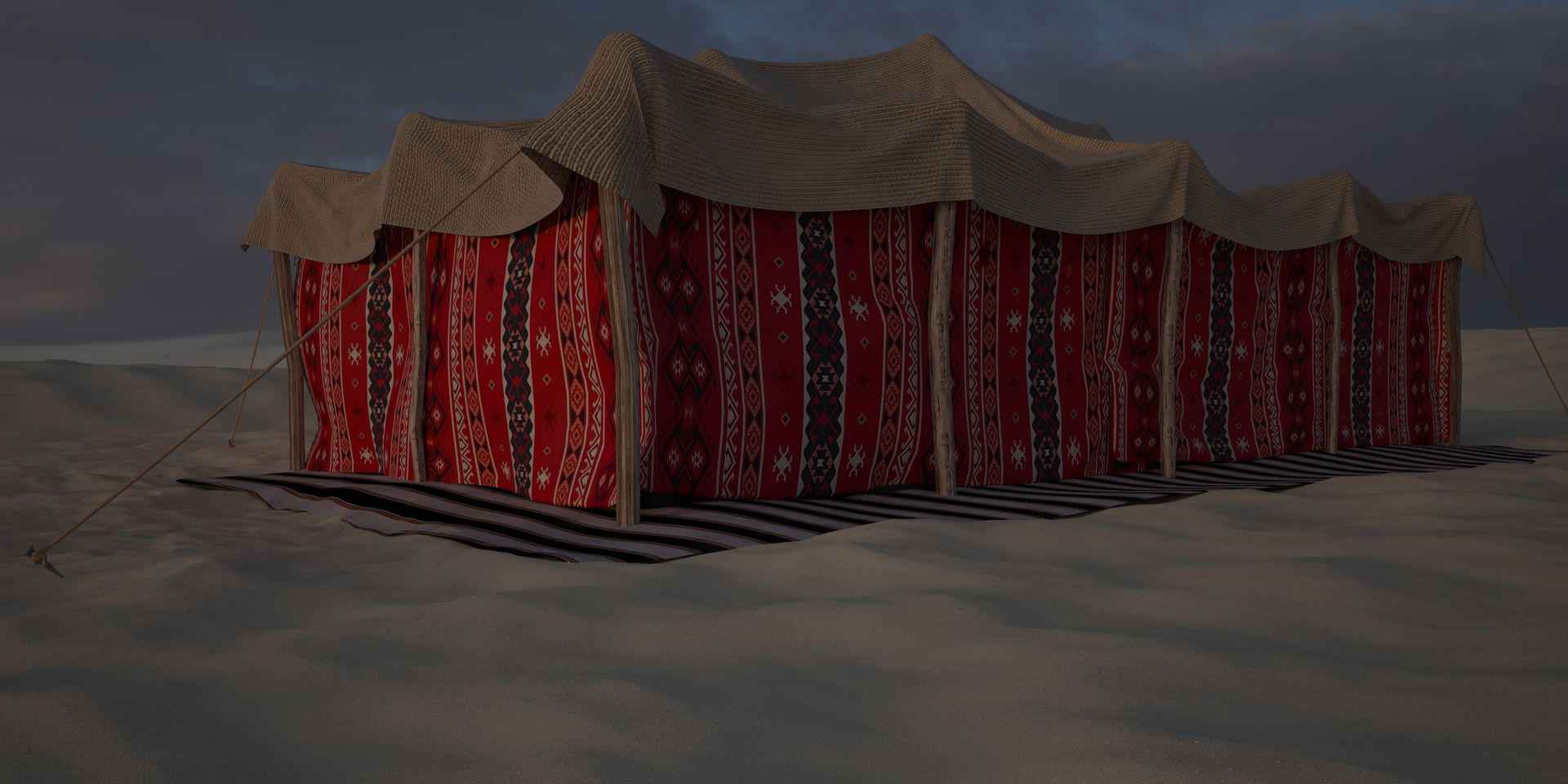 Arabic tent 3D model - TurboSquid 1569509