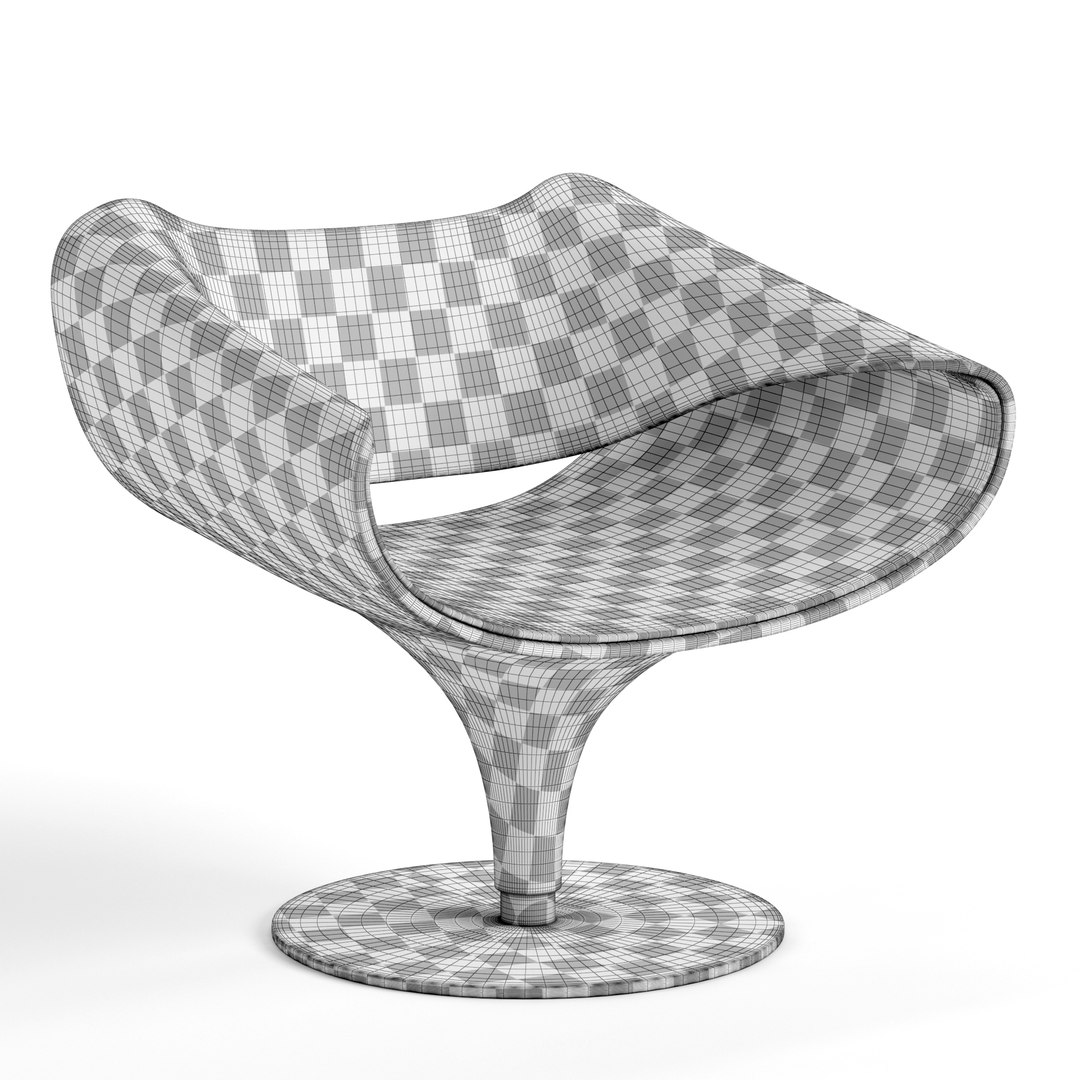 Perillo lounge chair dauphin model - TurboSquid 1609384