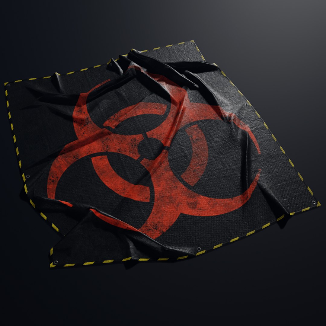 Tarpaulin Biohazard Radiation 3D Model - TurboSquid 1379587