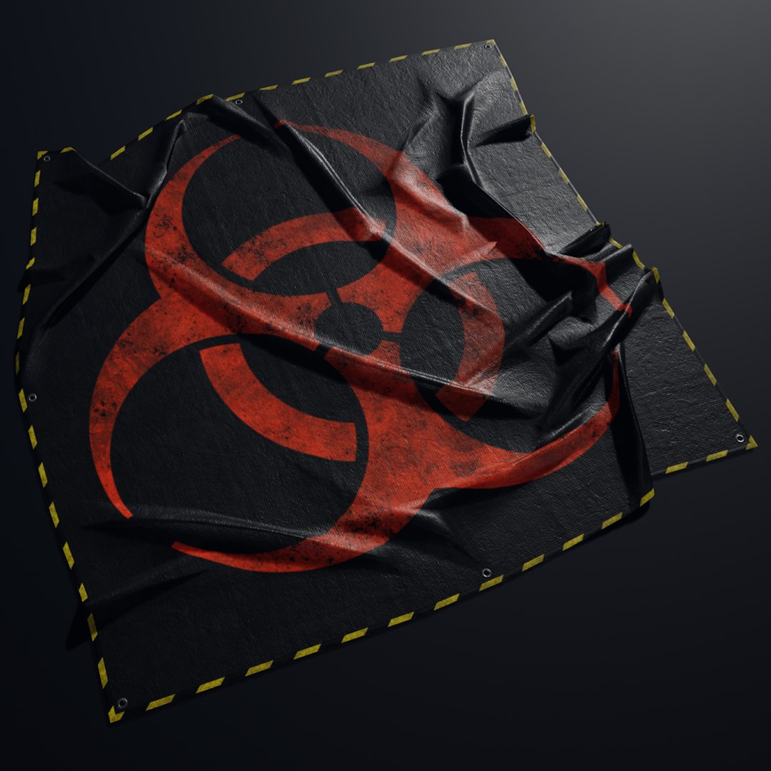Tarpaulin Biohazard Radiation 3D Model - TurboSquid 1379587
