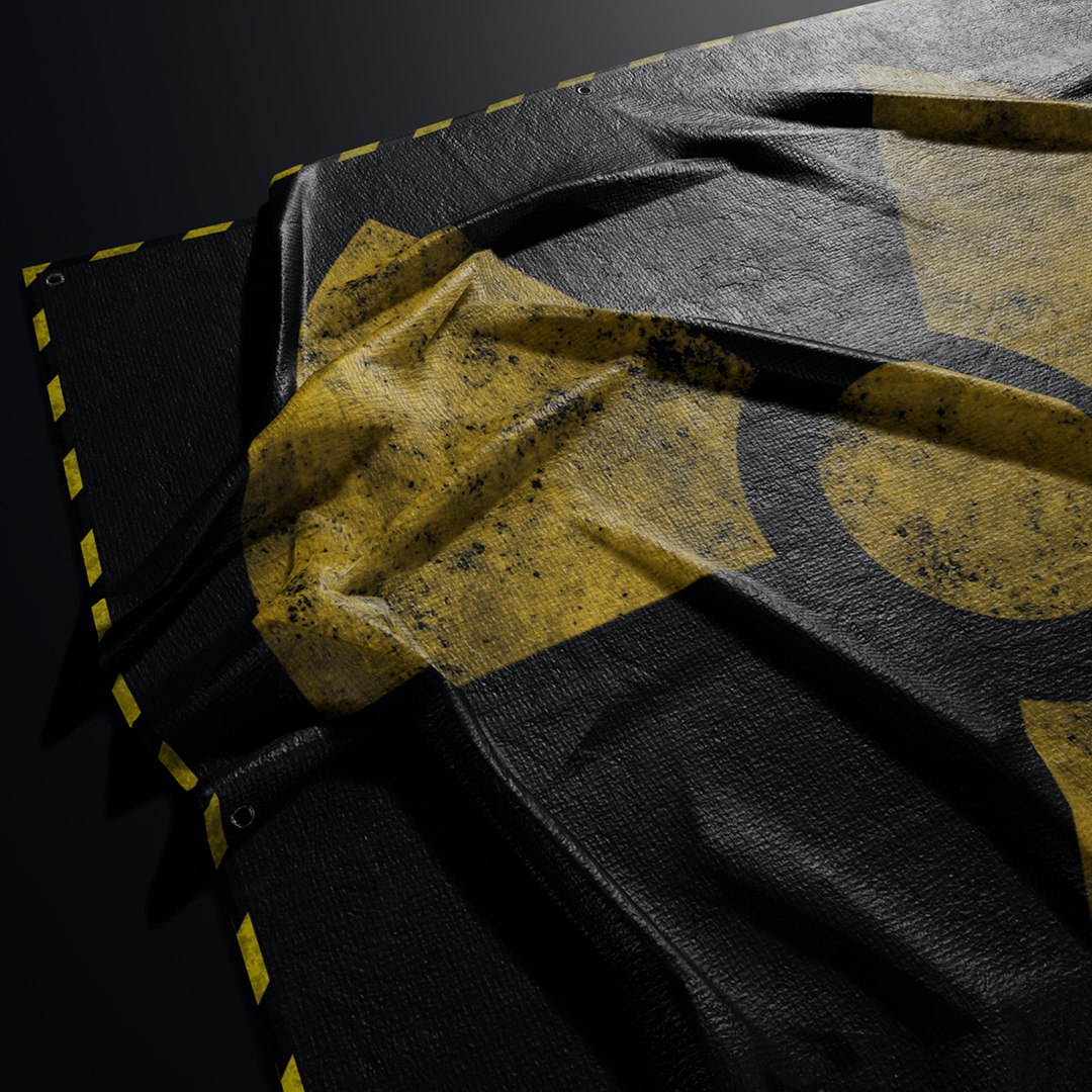 Tarpaulin Biohazard Radiation 3D Model - TurboSquid 1379587