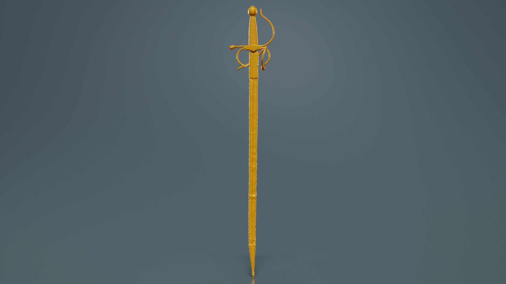 Epee Sword Remastered 3D Model - TurboSquid 2363605