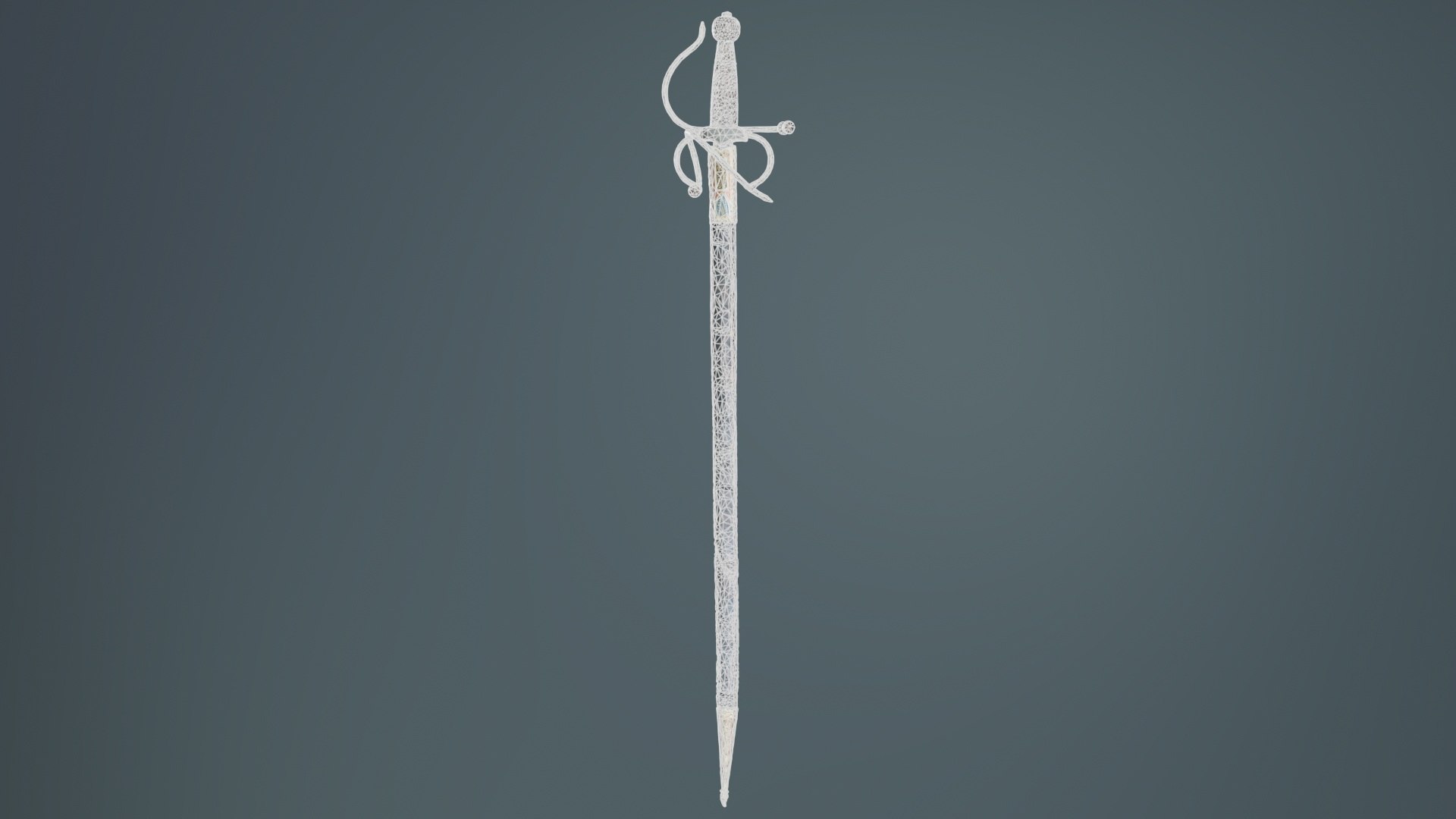 Epee Sword Remastered 3D Model - TurboSquid 2363605