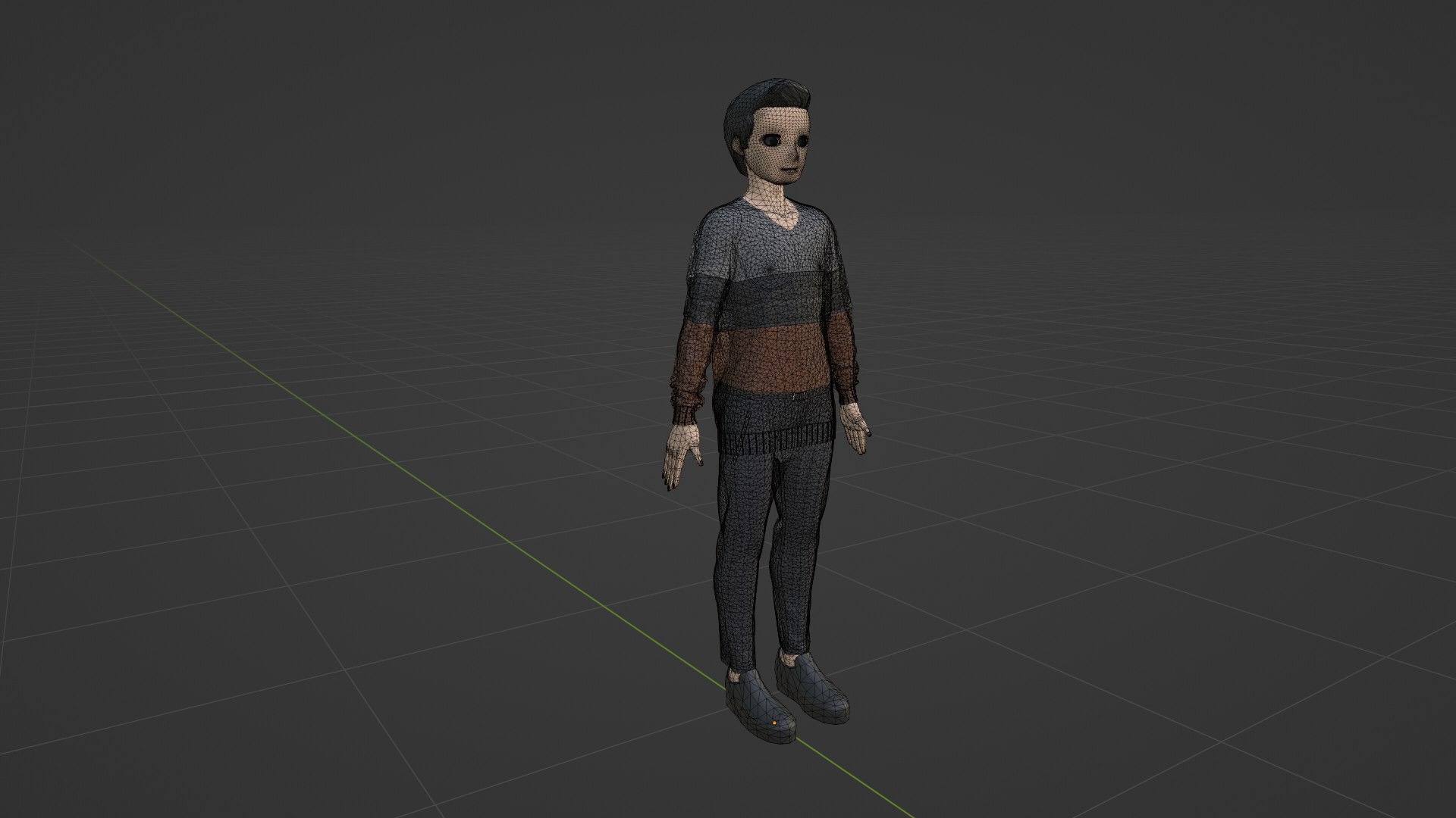 Cartoon Character Walking And Running Animation 3D Model - TurboSquid ...