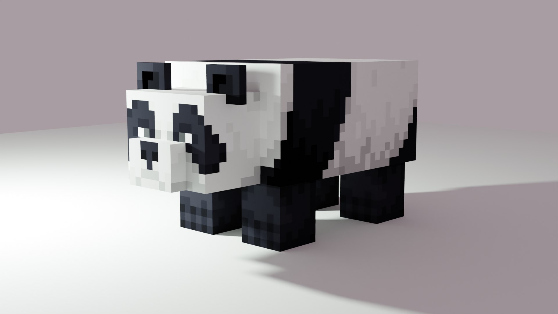 Minecraft Panda 3d model With all Textures 3D - TurboSquid 2084706