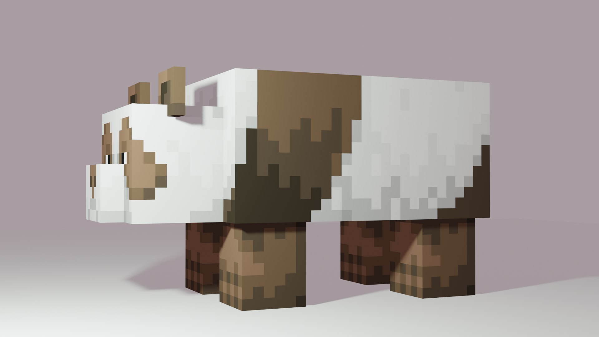 Minecraft Panda with all Textures 3D - TurboSquid 2084706