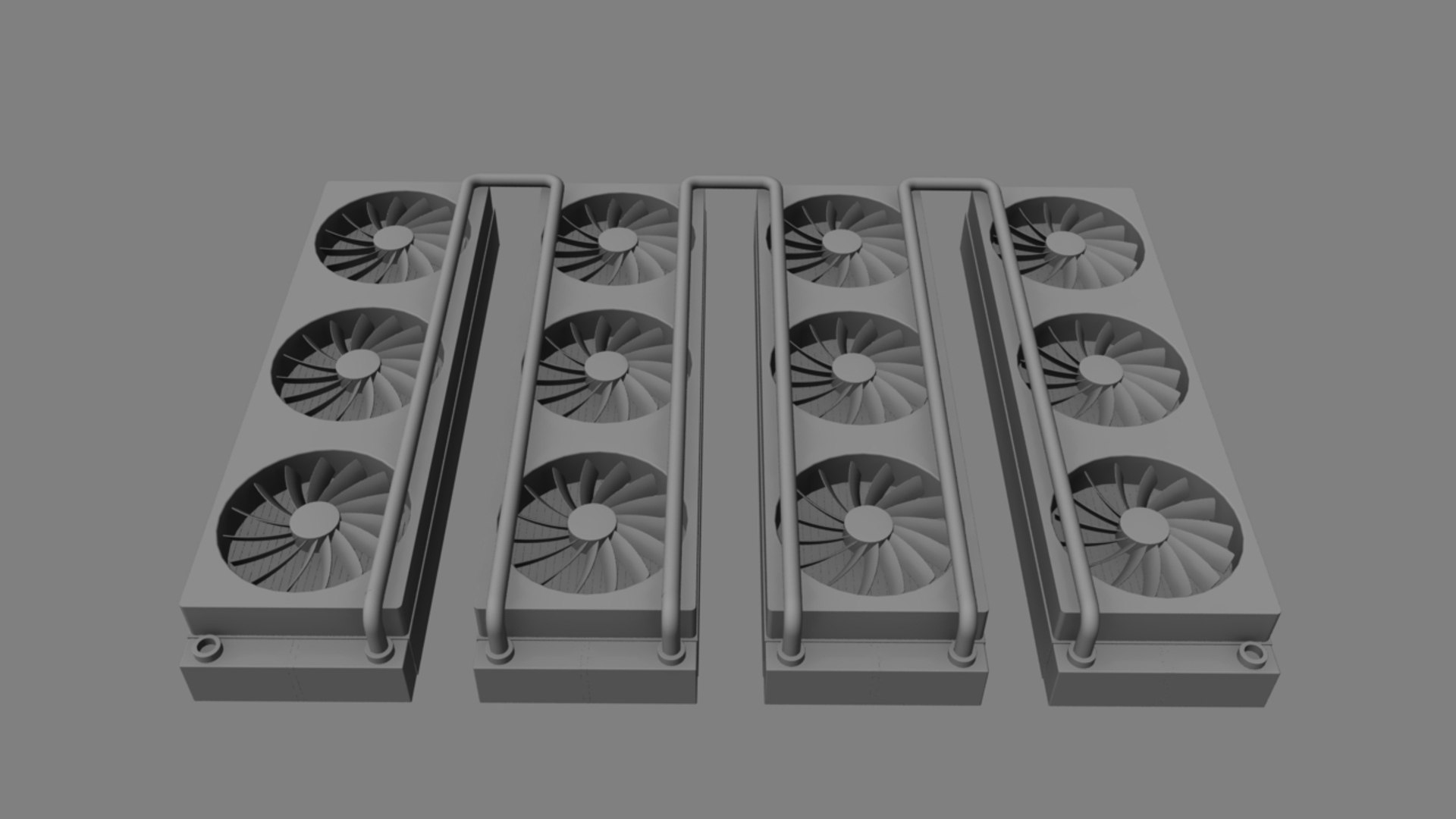 Computer Radiators 3d Obj