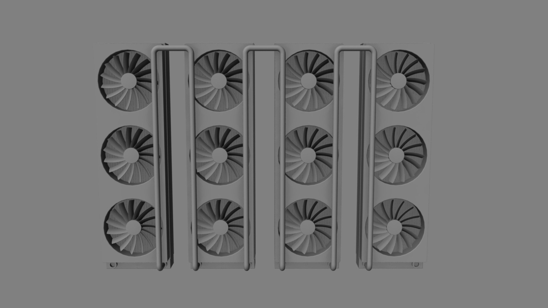 Computer Radiators 3d Obj