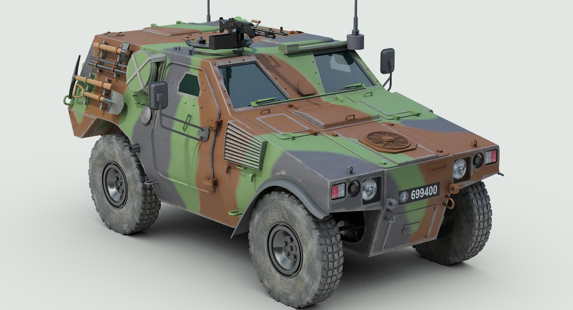 French Panhard Vb2l 3d Max