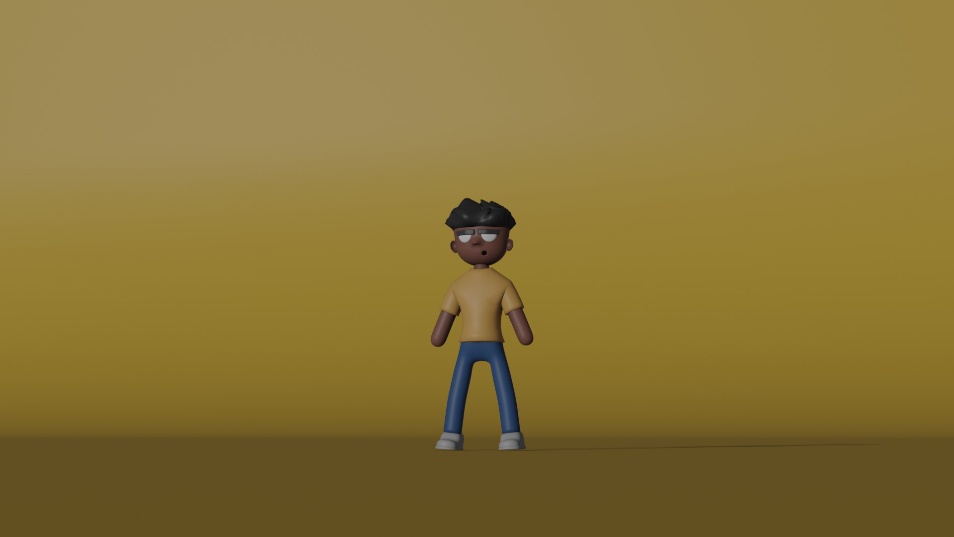 3D Cartoon Character Base Template In Blender - TurboSquid 2142154