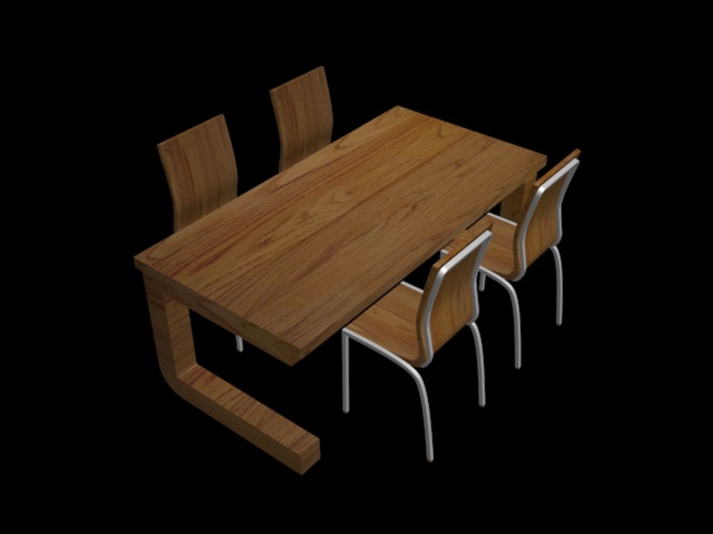 Free Dining Table 3D Model - TurboSquid 1318403