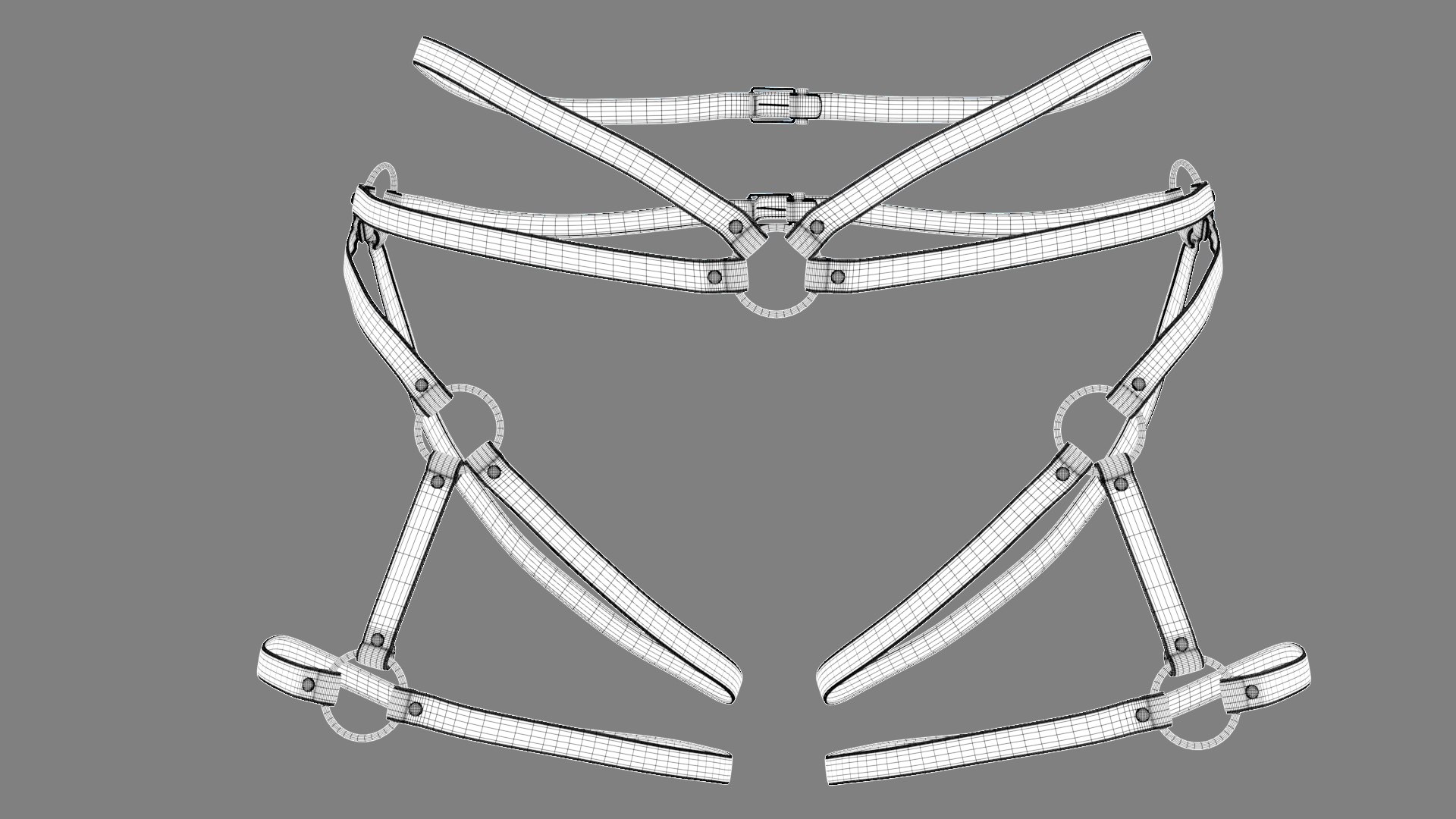 3D Body Harness - TurboSquid 1883024