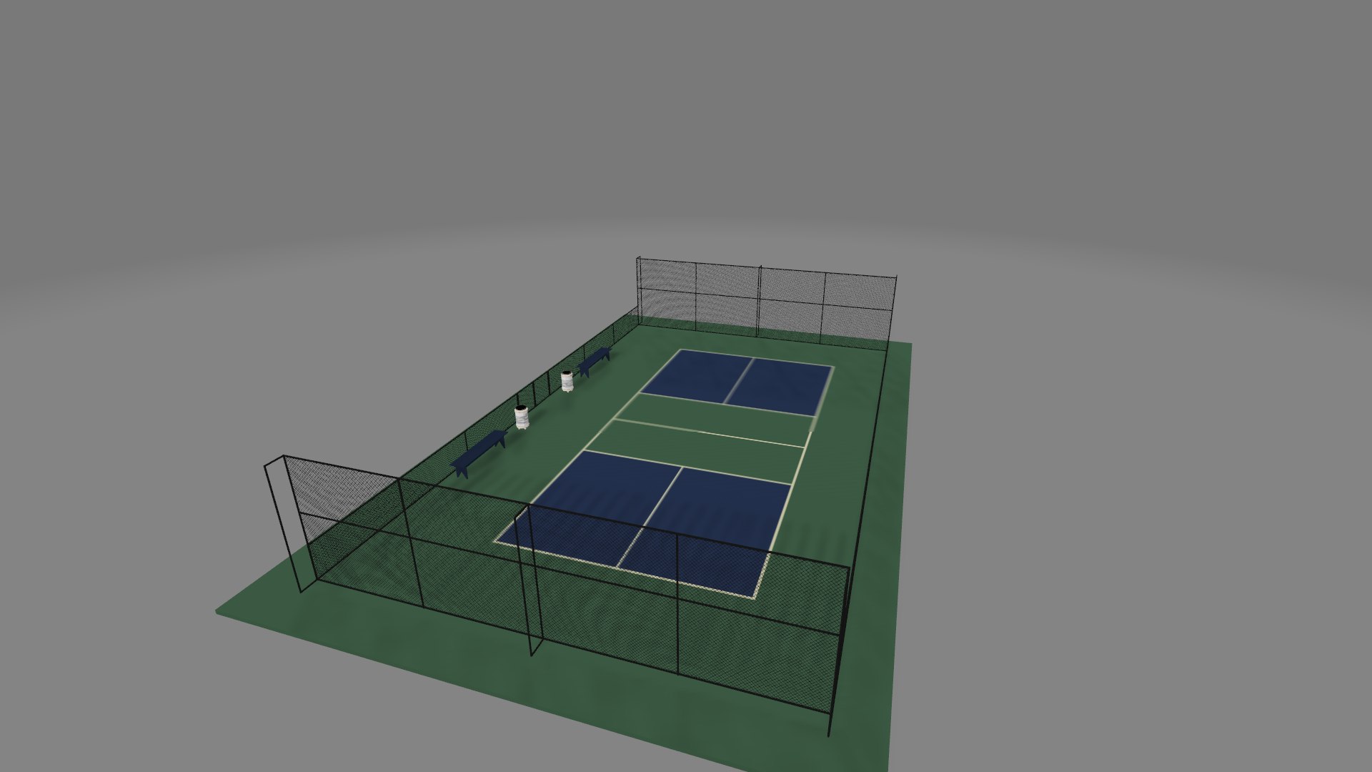 3D Pickleball Kit - TurboSquid 2284451