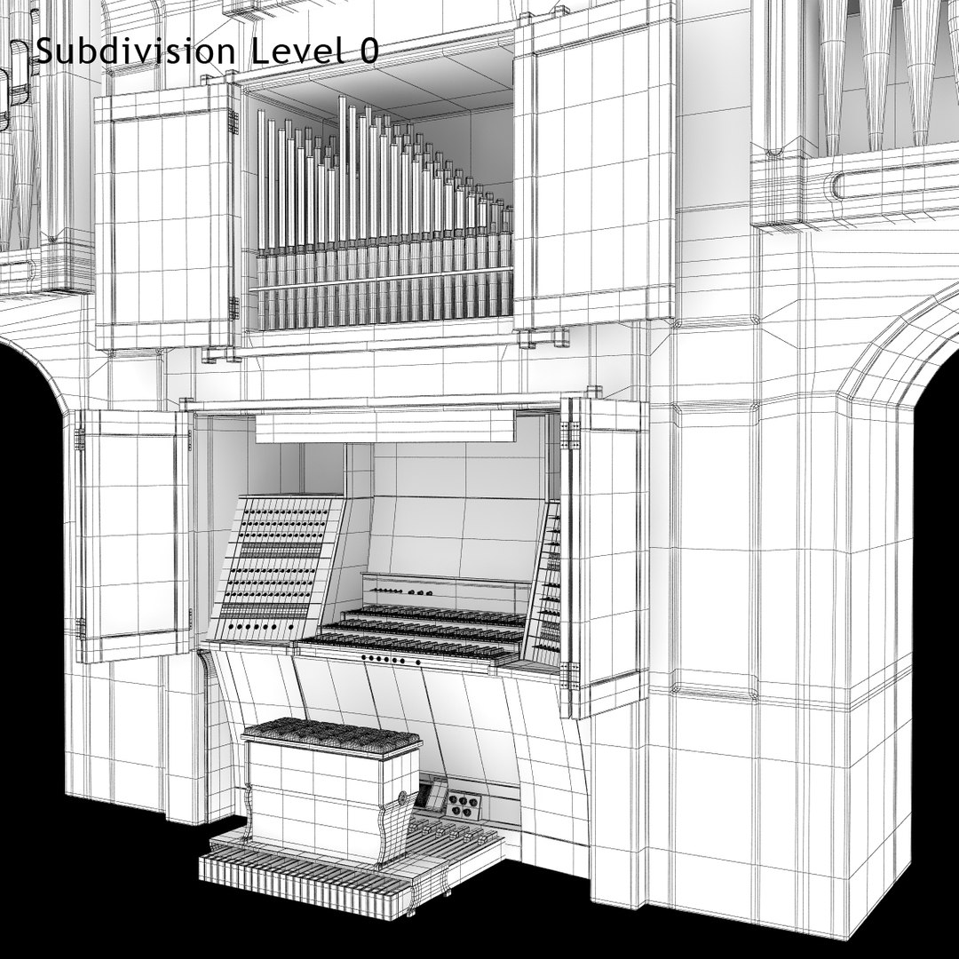 3ds Max Pipe Organ