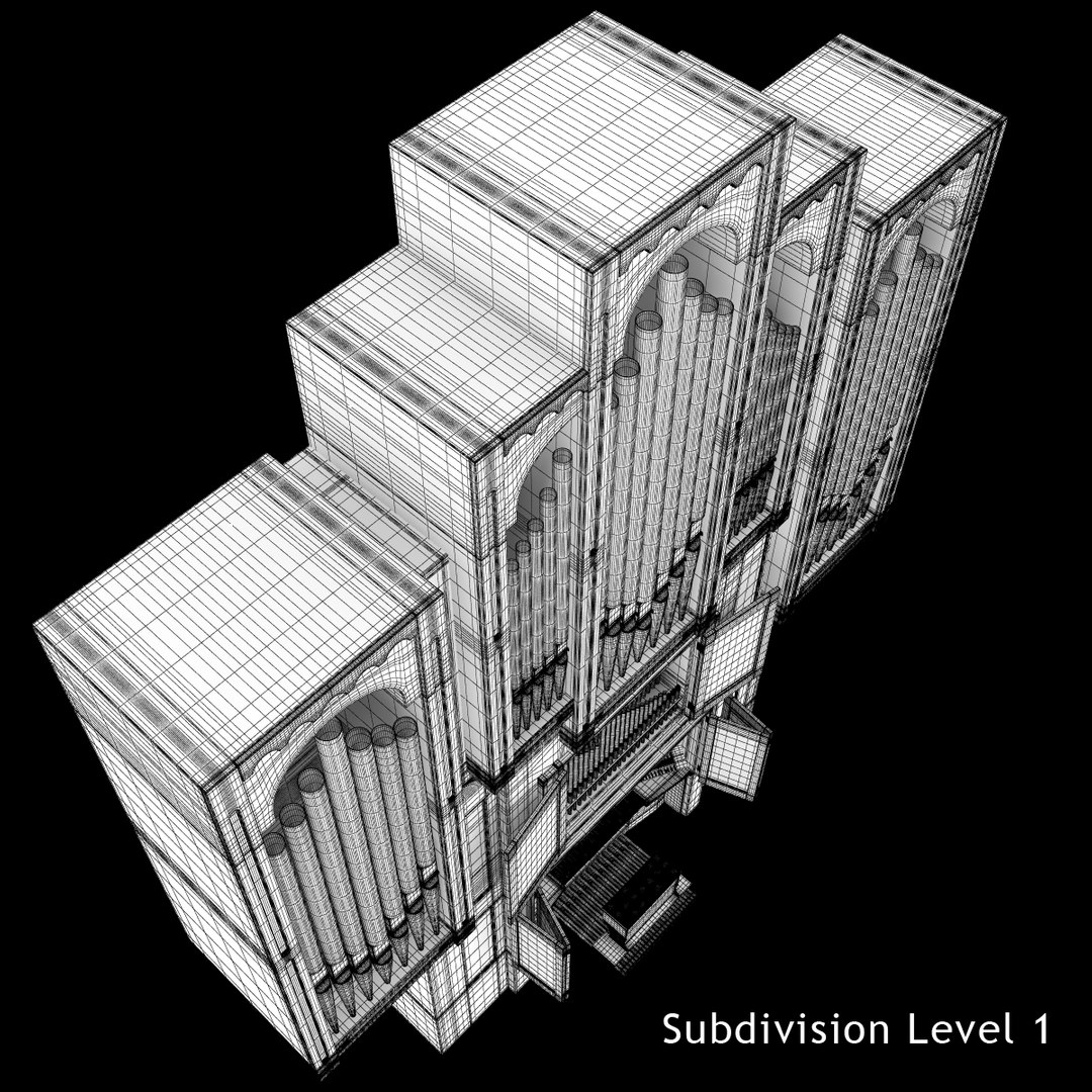 3ds Max Pipe Organ
