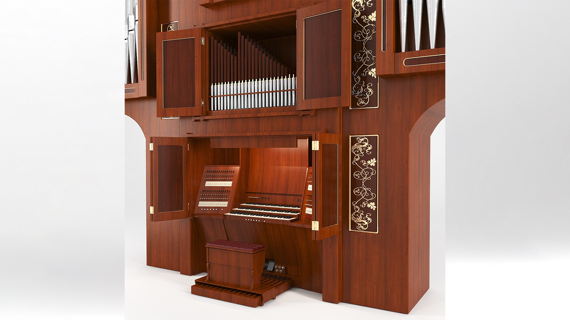 3ds Max Pipe Organ