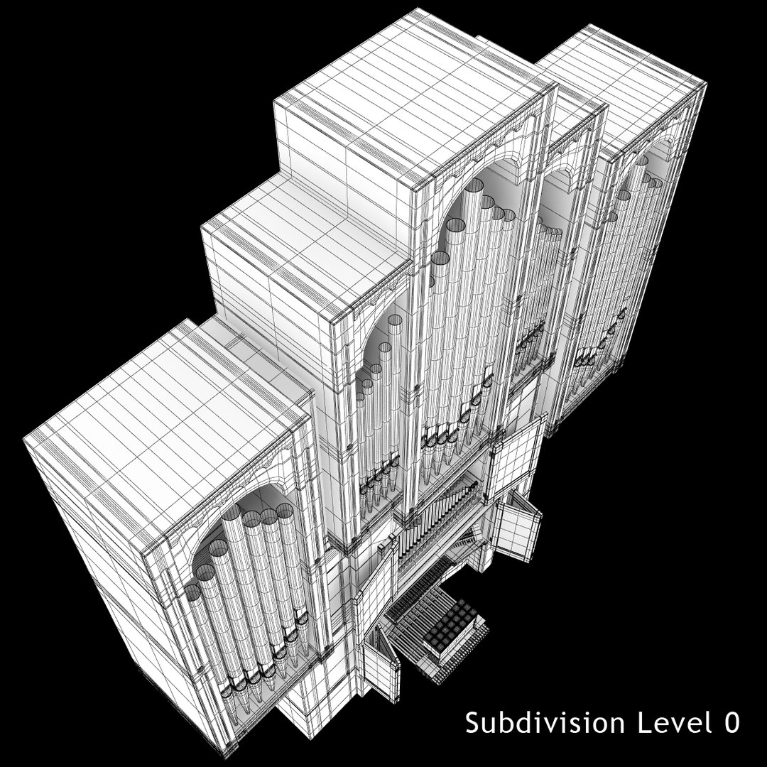 3ds Max Pipe Organ