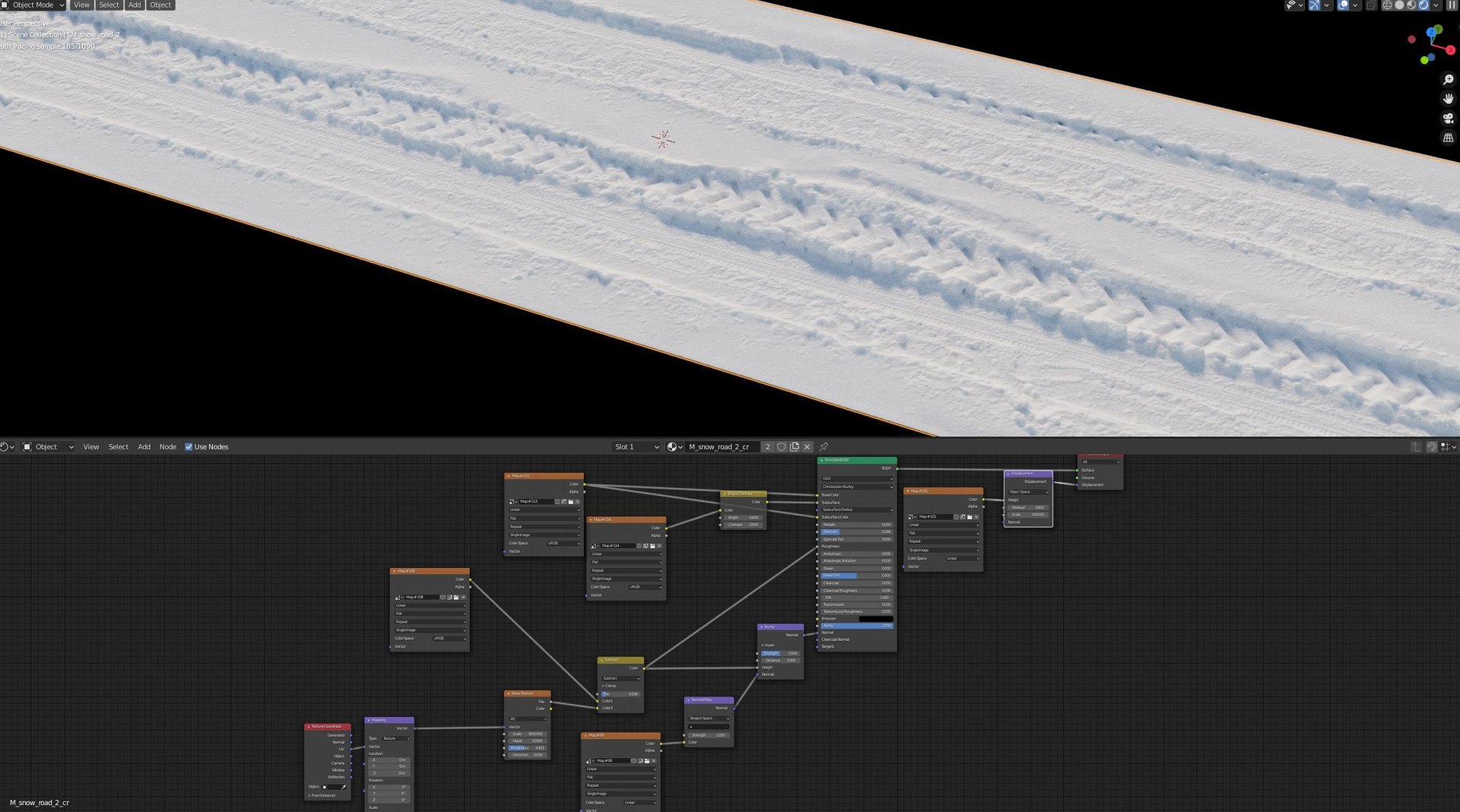 Ultra Realistic Snow Road 2 2021Hq Scan 3D Model - TurboSquid 1837610