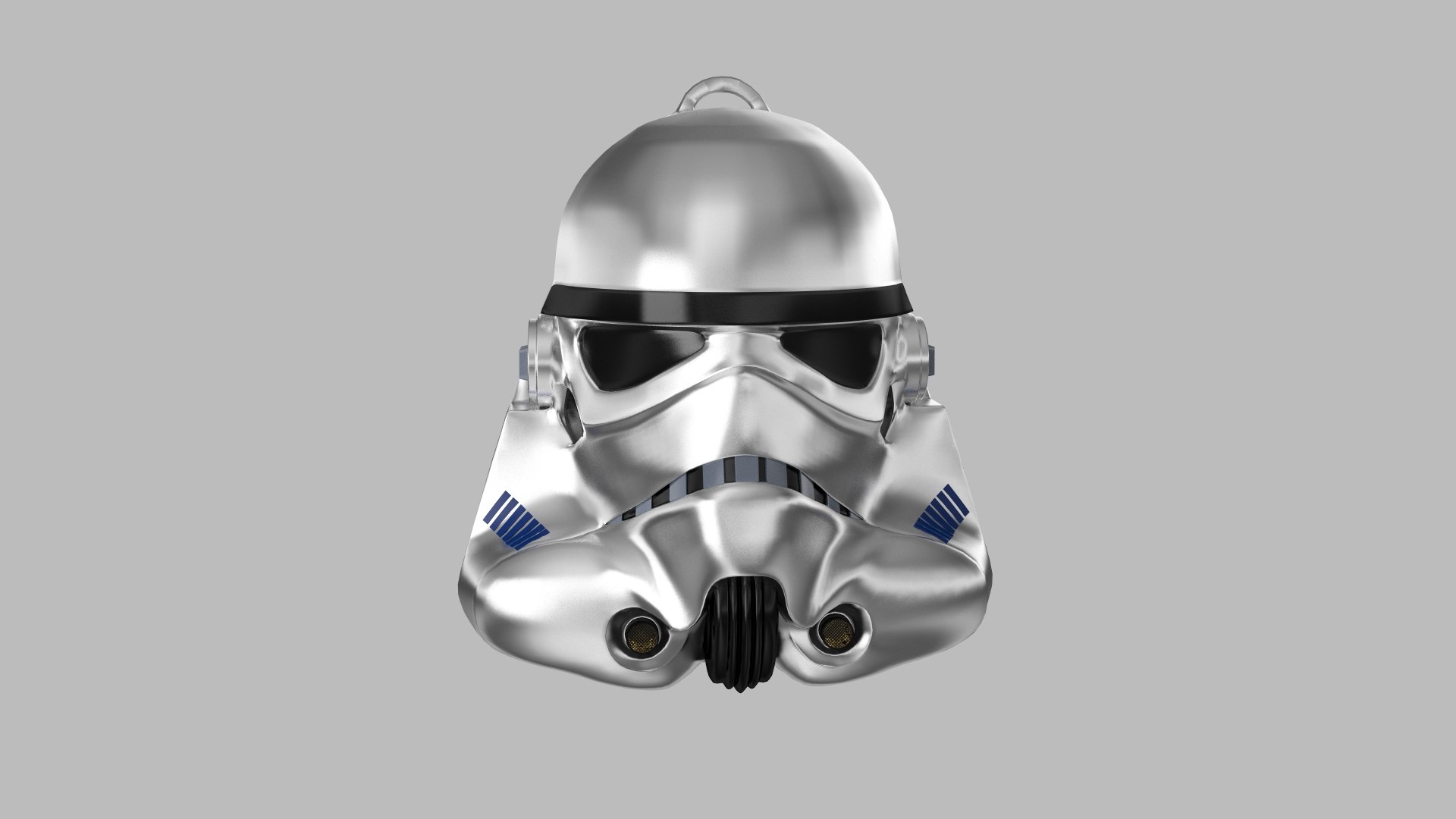 Stormtrooper Silver Locket 3D Model - TurboSquid 2333895