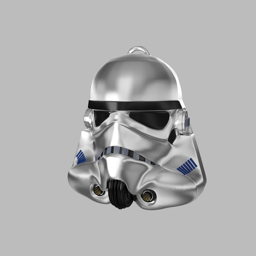 Stormtrooper Silver Locket 3D Model - TurboSquid 2333895