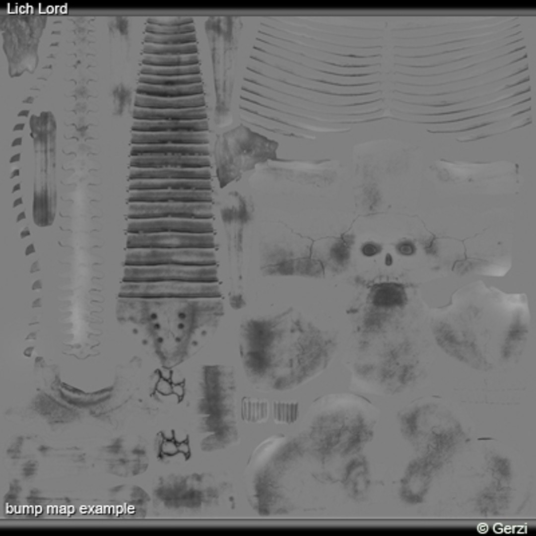 3d lich lord wraith type model