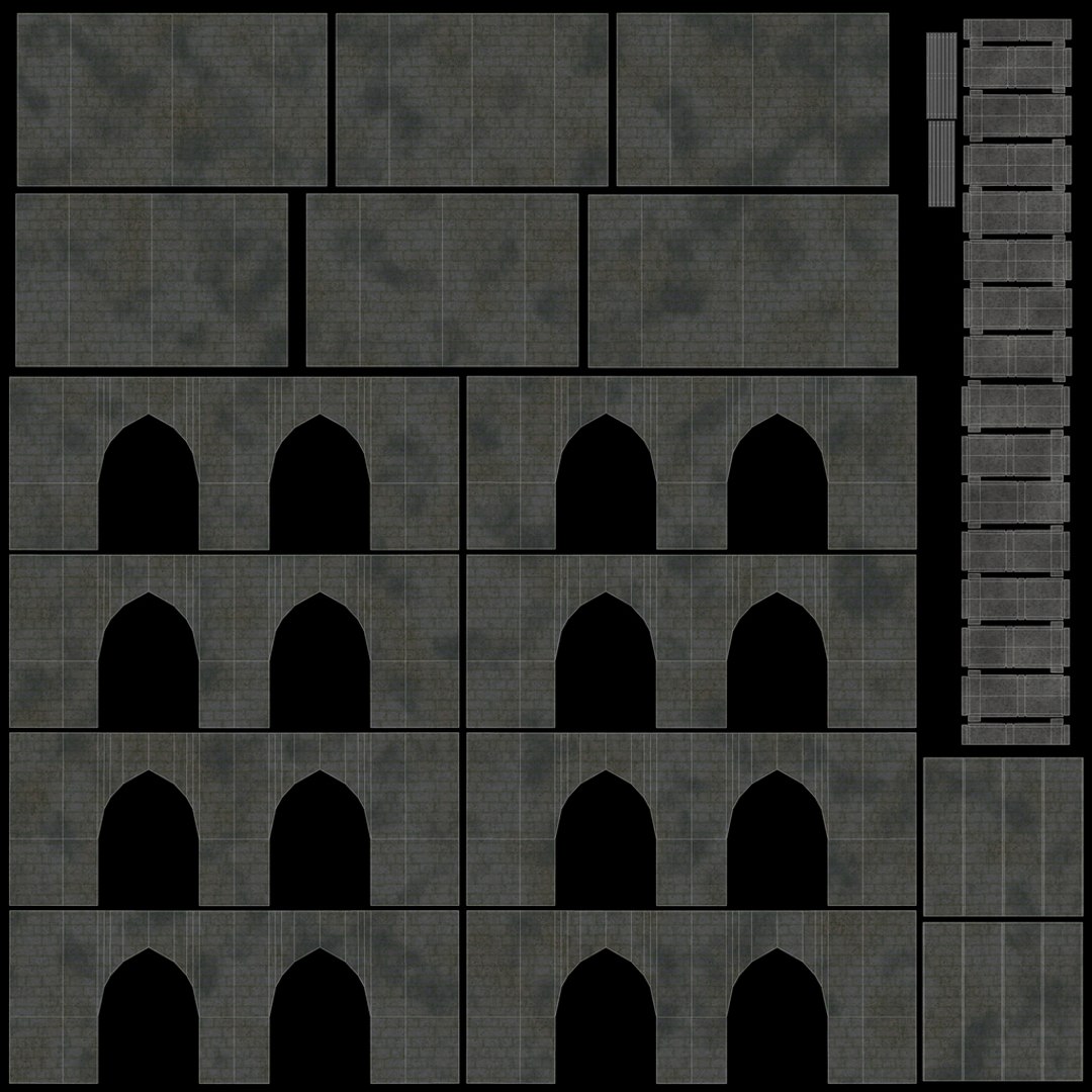 3D Gothic Bridge 02 - TurboSquid 1721902