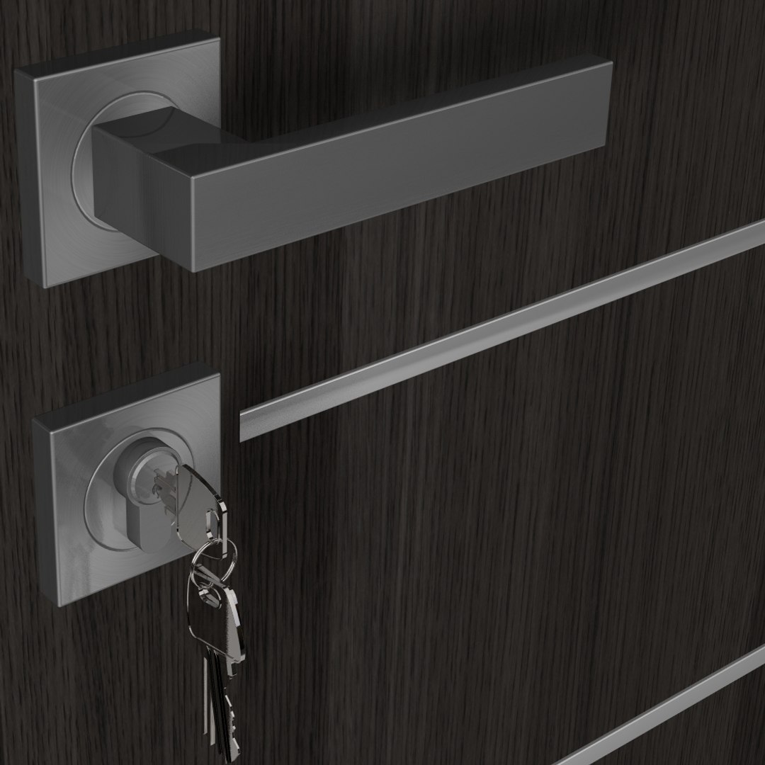 3d door handle model