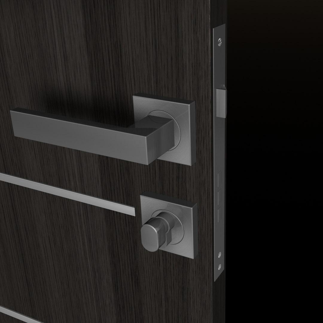 3d door handle model