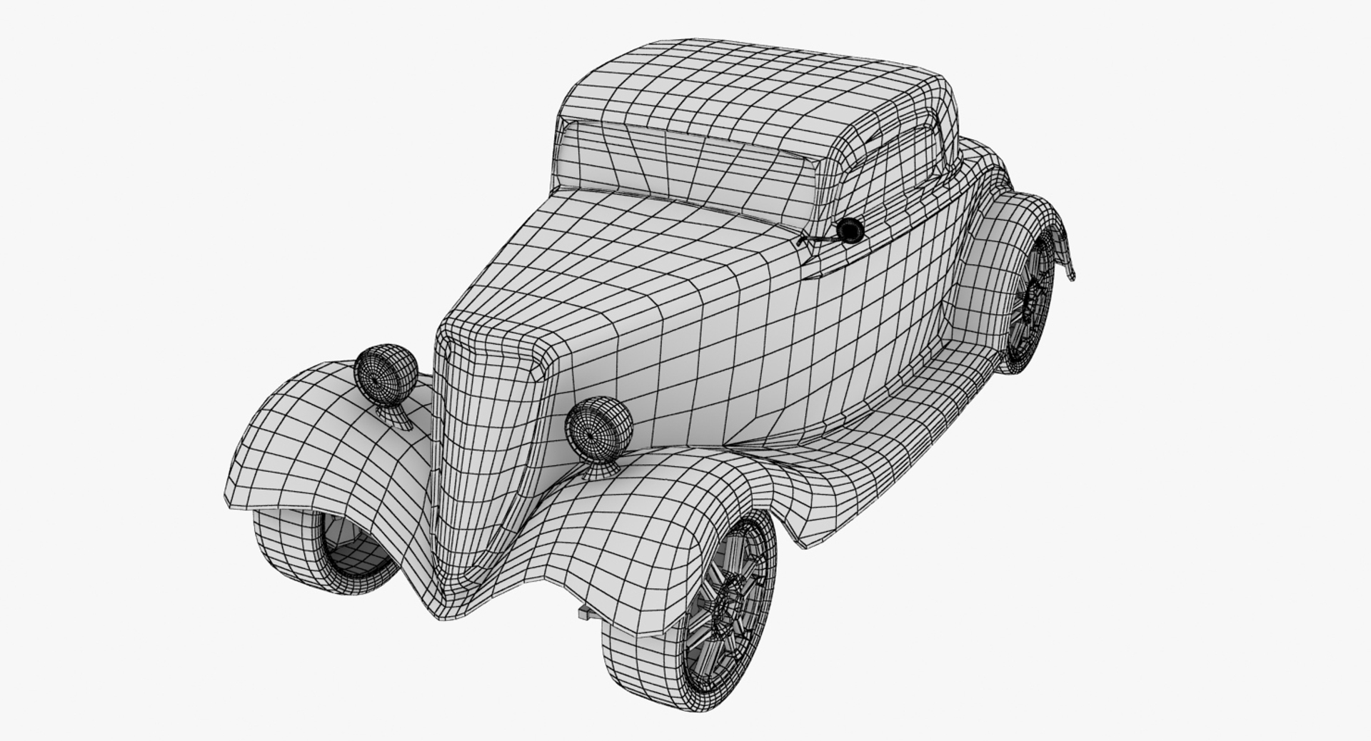 Oldtimer 1933 Old 3D Model - TurboSquid 1256405