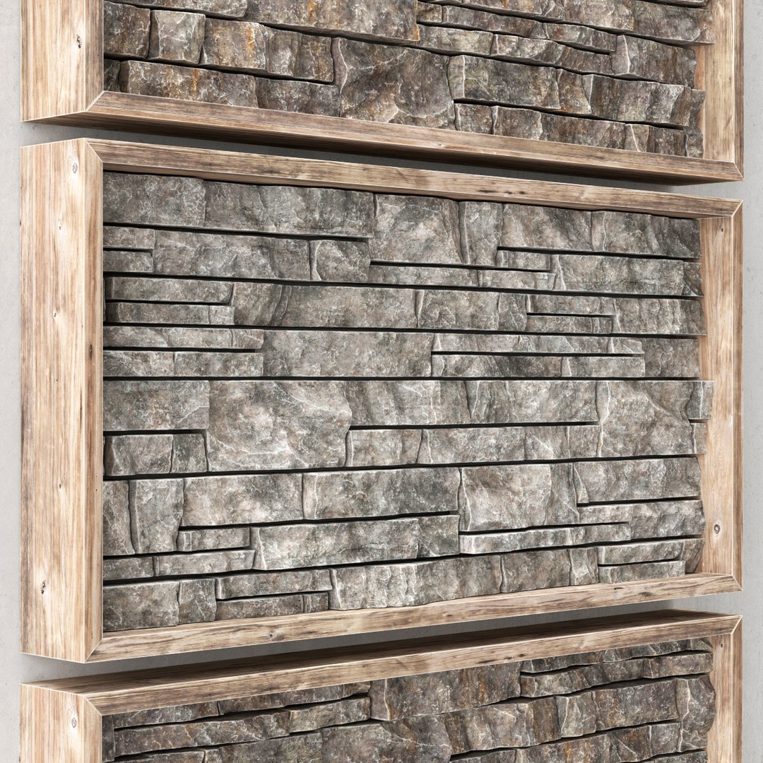 Panel Rock Decor 3D Model - TurboSquid 1478932
