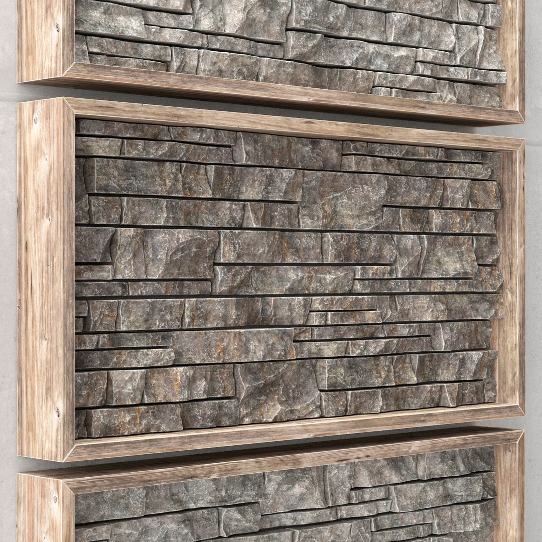Panel Rock Decor 3D Model - TurboSquid 1478932