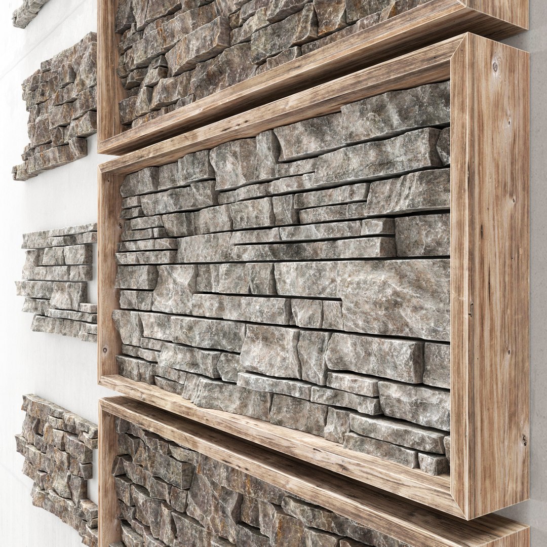 Panel Rock Decor 3D Model - TurboSquid 1478932