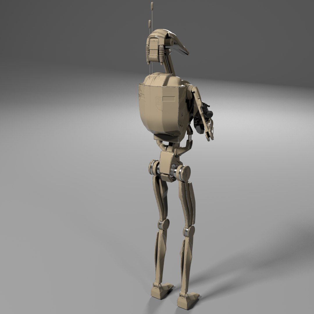 3D Battle Droid Star Wars Model - TurboSquid 1432158